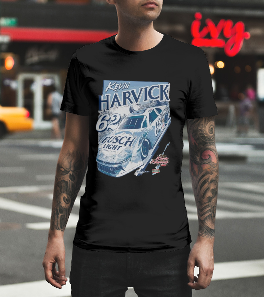 Kevin Harvick 62 Busch Light Racing Car At 5 Flags Speedway June 28 T-Shirt