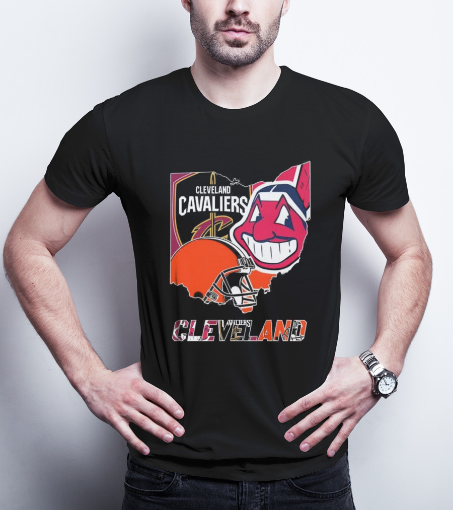 Cleveland Cavaliers Browns Indians Sports Team T-Shirt
