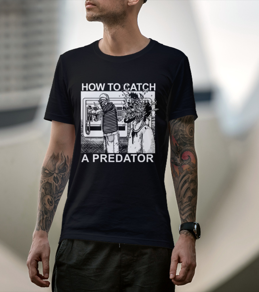 Gary Plauche How To Catch A Predator Graphic Comic T-Shirt