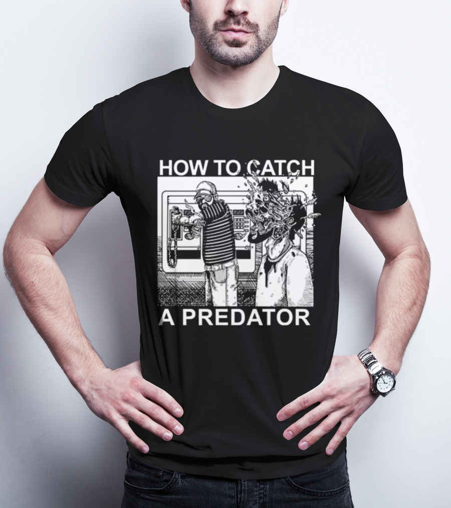 Gary Plauche How To Catch A Predator Graphic Comic T-Shirt