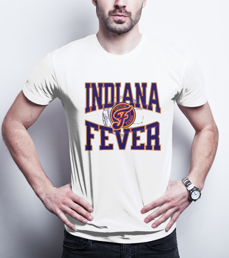 Indiana Fever Caitlin Clark Basketball Fever T-Shirt