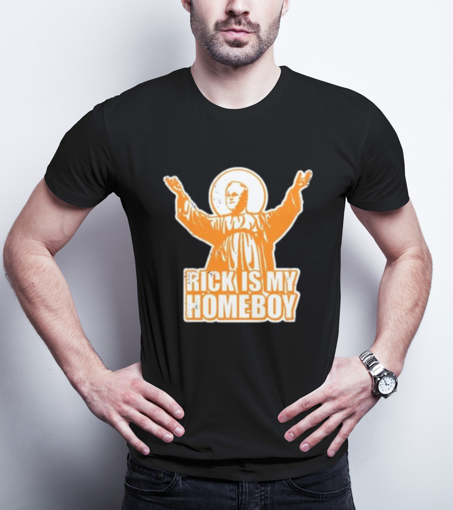 Knoxville Johnny Rick Is My Homeboy Orange T-Shirt