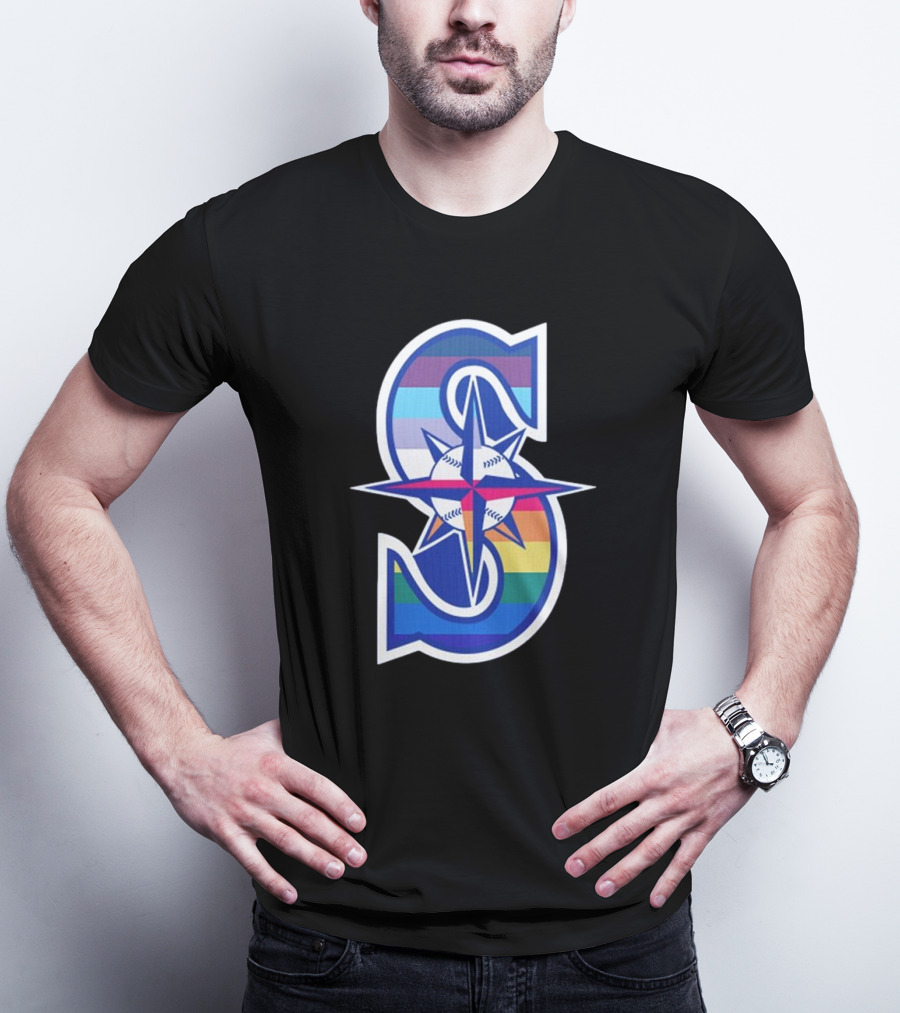 Mariners Pride Month Rainbow T-Shirt