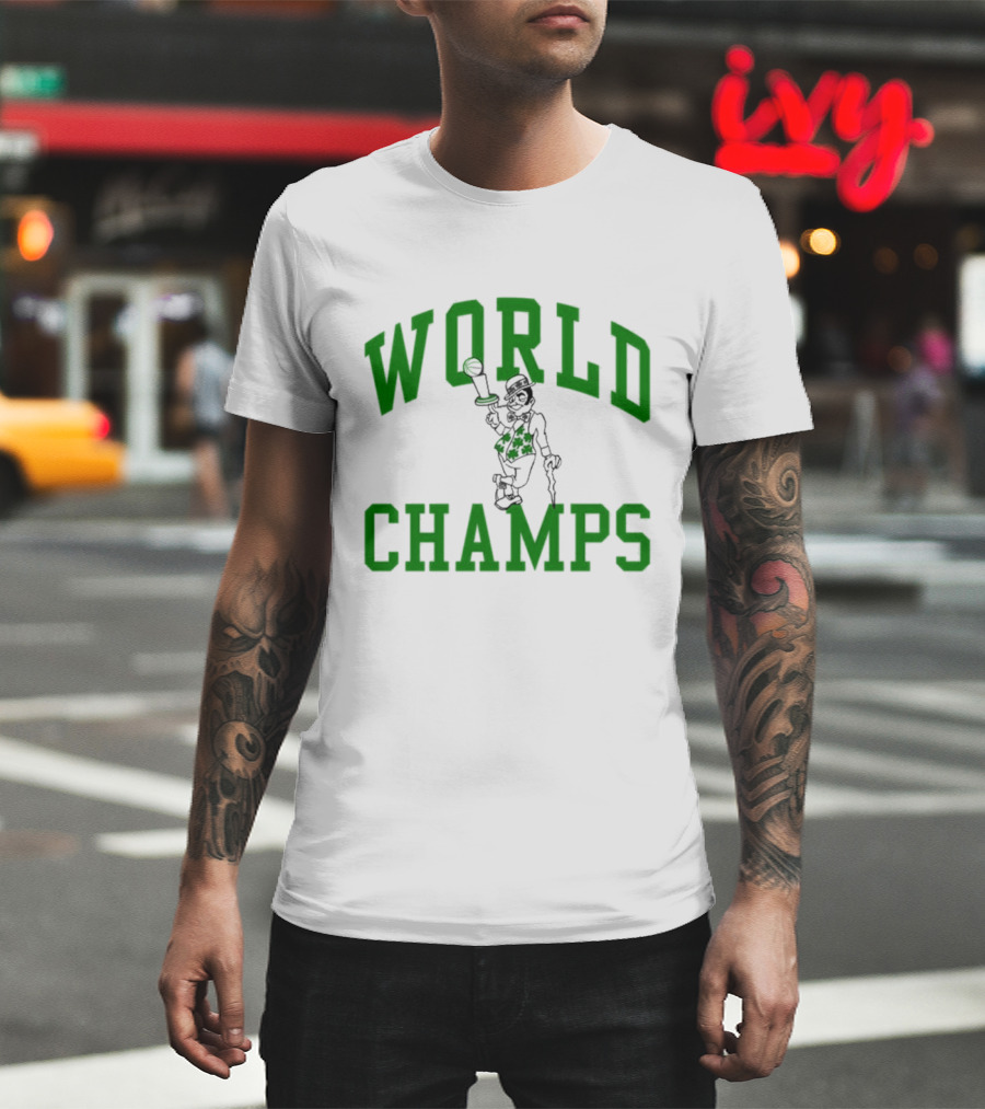 Boston Celtics World Champs Victory T-Shirt
