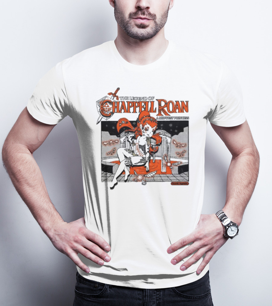 The Legend Of Chappell Roan A Midwest Princess Mysterious Enchantress Throne Scene T-Shirt