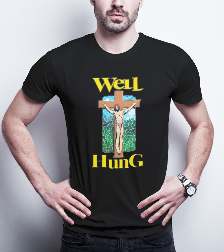 Well Hung Jesus Cross T-Shirt