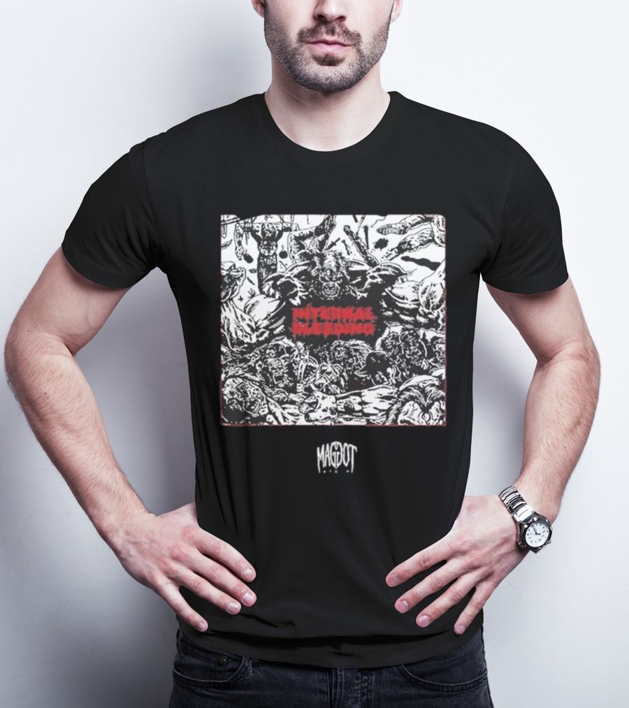 Internal Bleeding Maggot Stomp RWE Gruesome Zombie T-Shirt