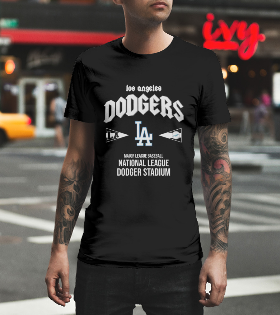 Los Angeles Dodgers LA National League Major League Baseball Dodger Stadium T-Shirt