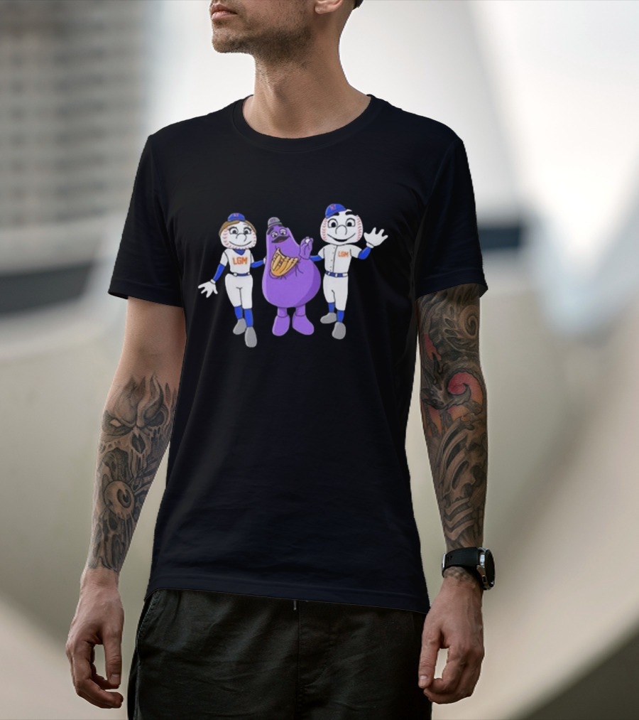 Nym And Friends LGM Alternate Vintage Baseball Mascots T-Shirt
