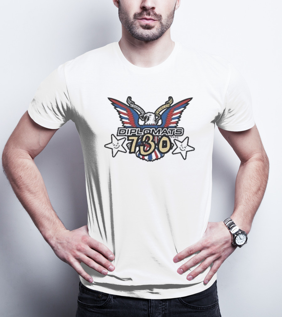 Harlem World Diplomats 730 Wings Stars Emblem T-Shirt