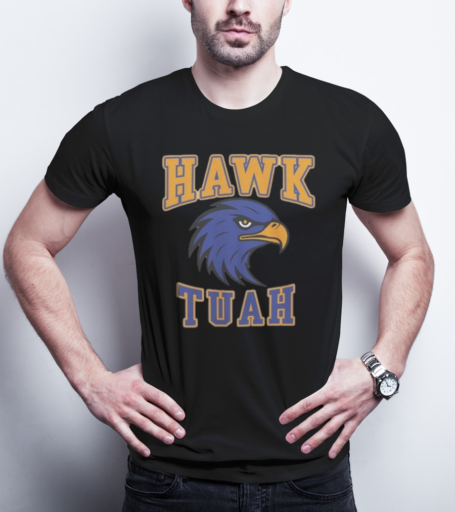 Hawk Tuah Team Spirit Blue Eagle T-Shirt