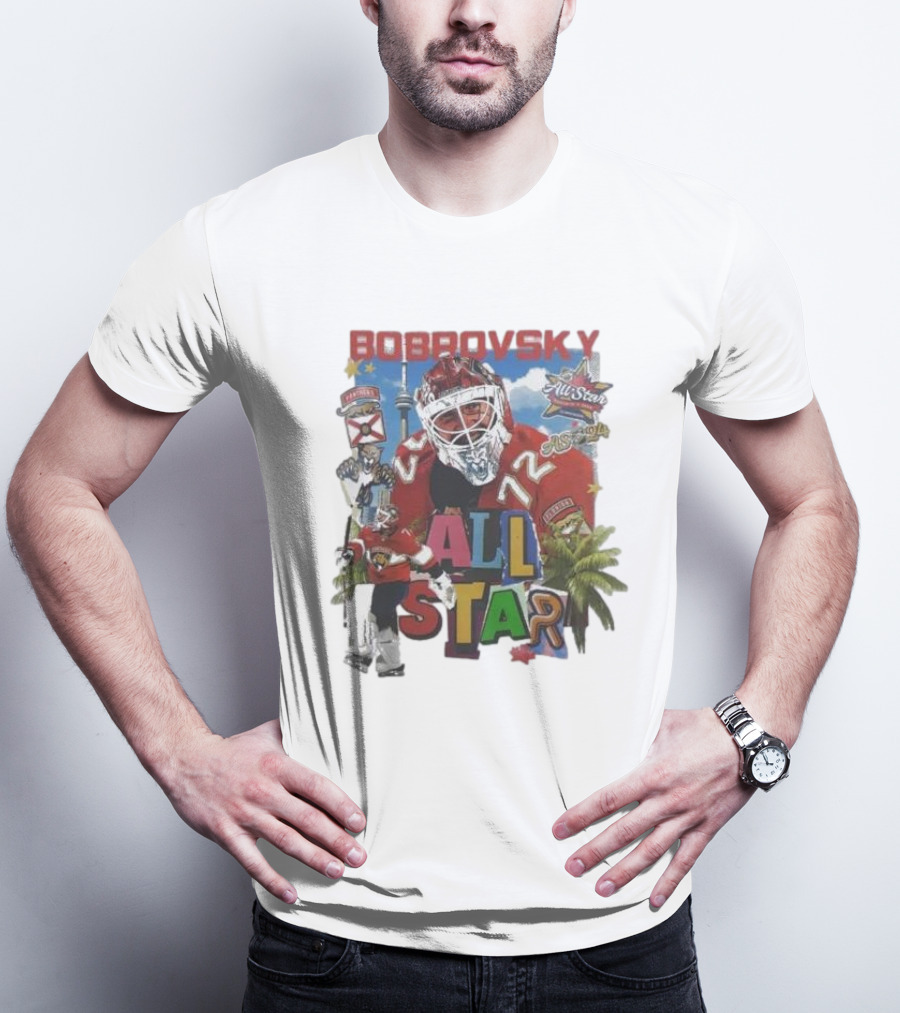 Bobrovsky All Star 72 Florida Panthers NHL T-Shirt