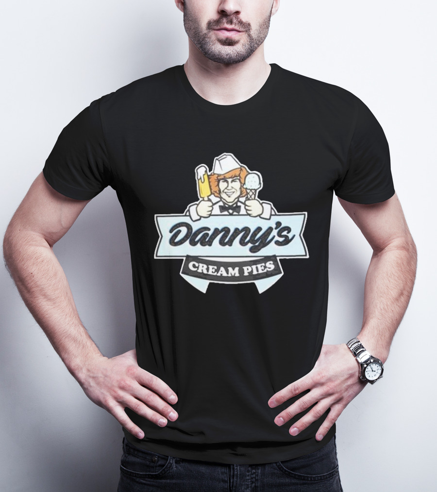 Danny Duncan Danny's Cream Pies Ice Cream Character T-Shirt