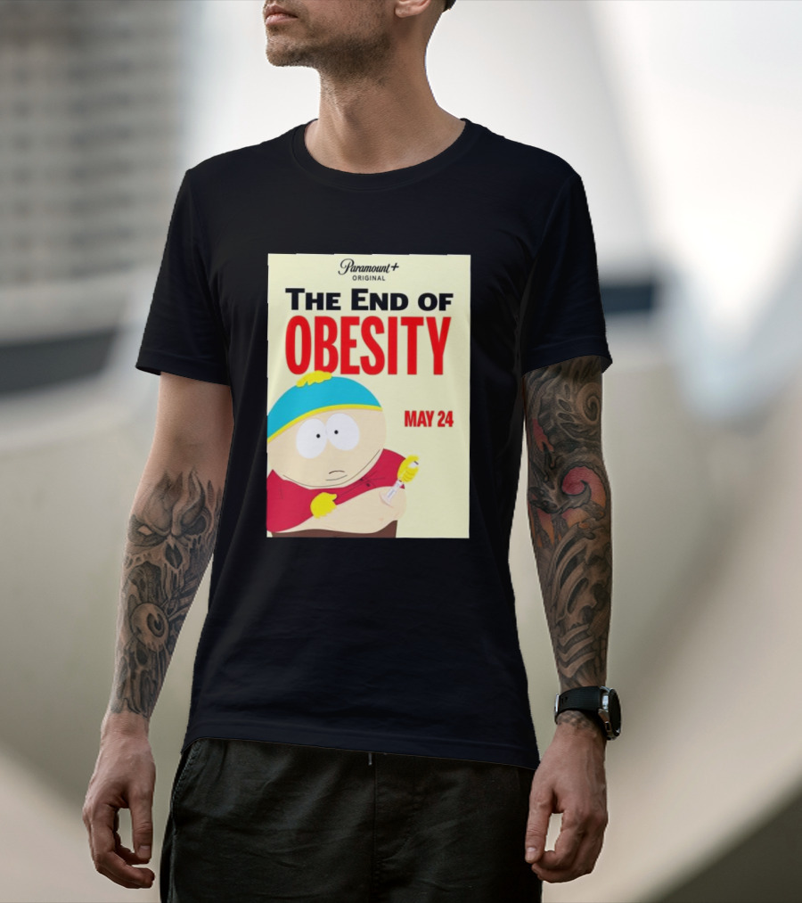 Paramount Original The End Of Obesity May 24 Featuring Iconic Cartoon Character T-Shirt