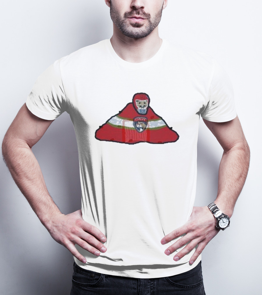 Florida Panthers Hockey Blob Sergei Bobrovsky T-Shirt