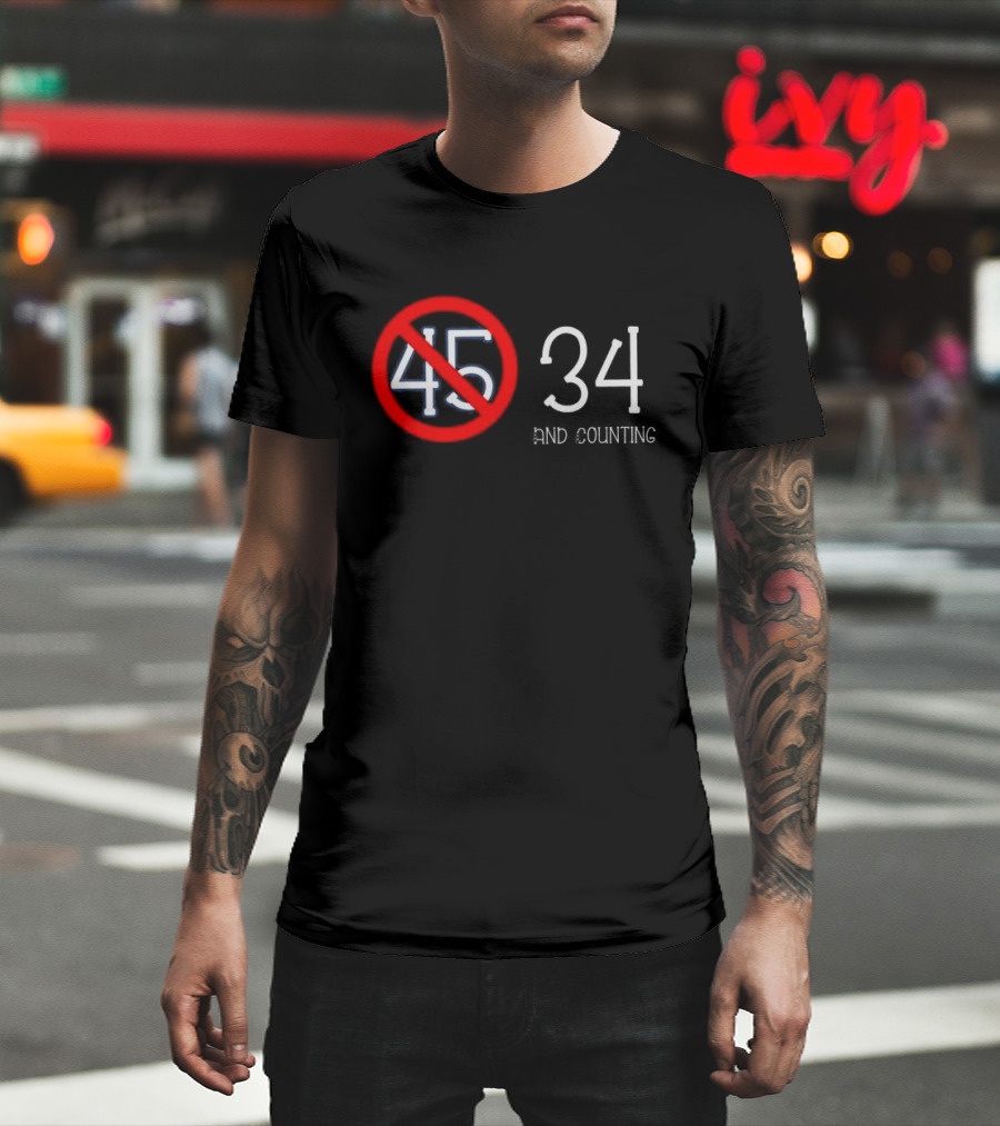 No 45 34 And Counting T-Shirt