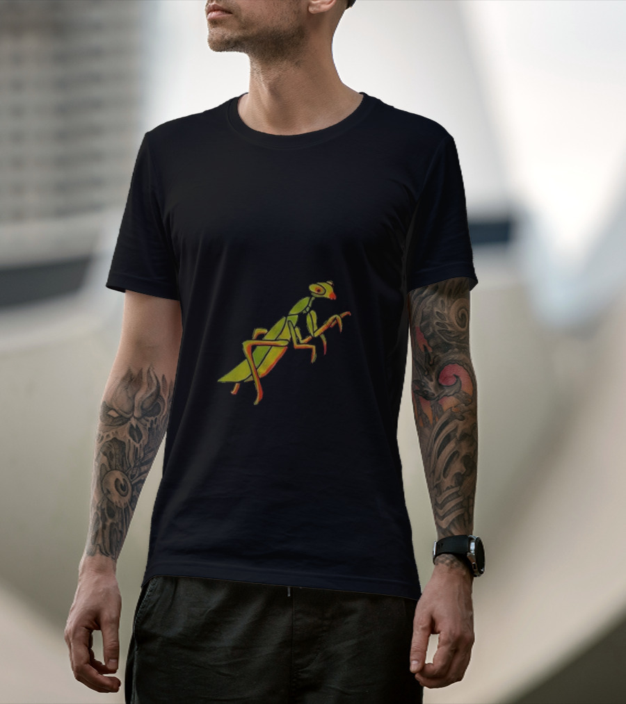 Praying For Your Stupid Ass Mantis Green MGRAY T-Shirt
