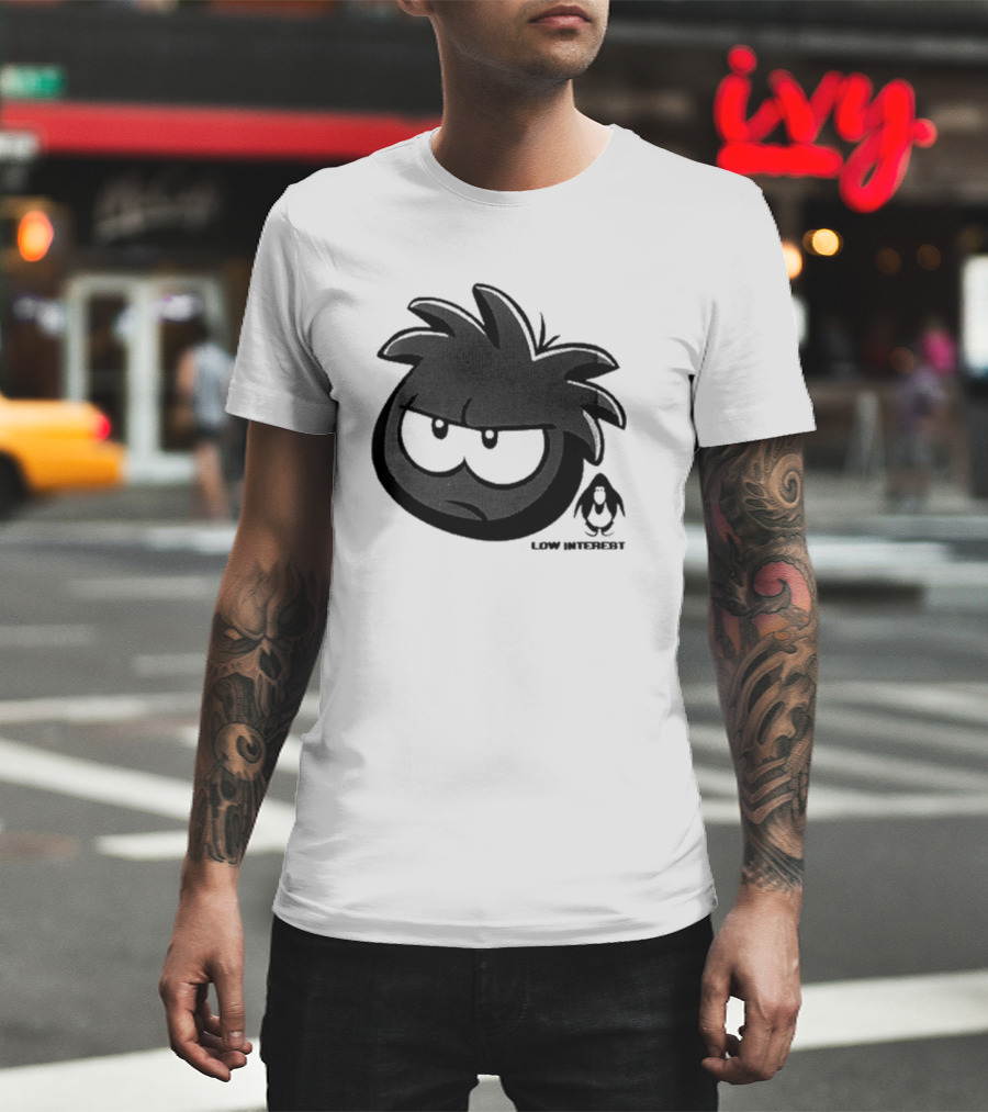 Club Penguin Low Interest Grumpy Puffle With Penguin T-Shirt