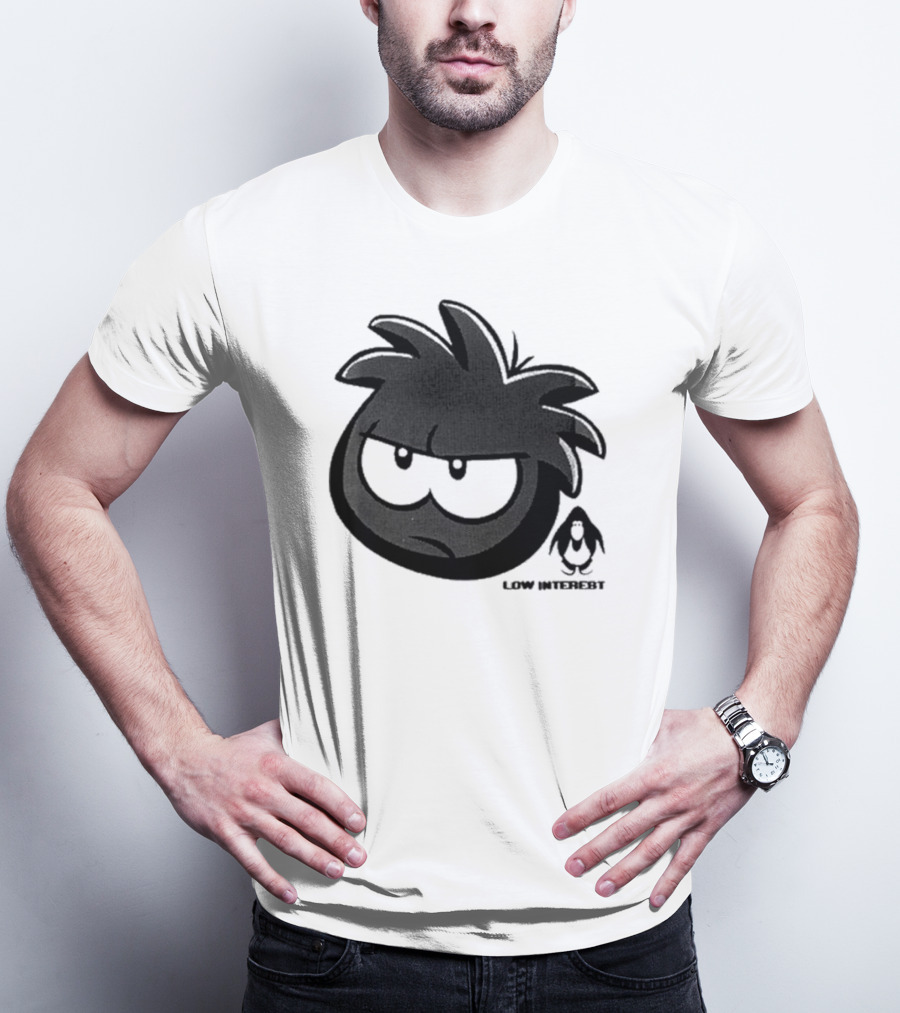 Club Penguin Low Interest Grumpy Puffle With Penguin T-Shirt