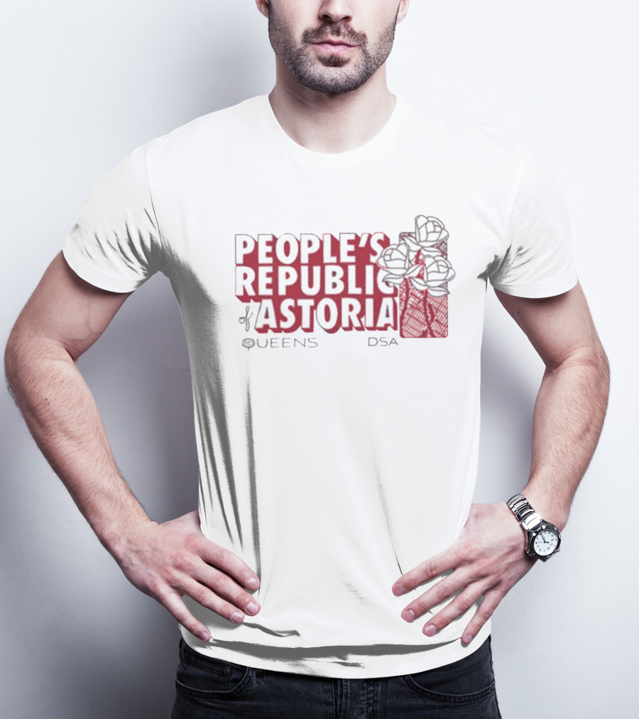 People’s Republic Of Astoria Queens DSA Roses T-Shirt