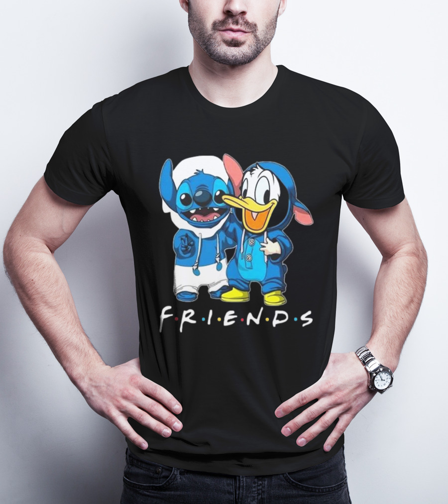 Friends Stitch And Donald Duck Disney Best Friends For Life T-Shirt