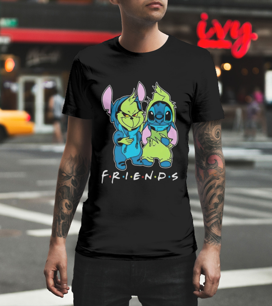 Stitch And Grinch Disney Friends Best Friends For Life T-Shirt