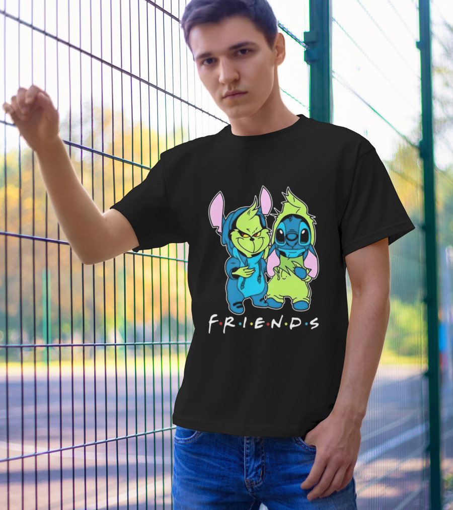 Stitch And Grinch Disney Friends Best Friends For Life T-Shirt