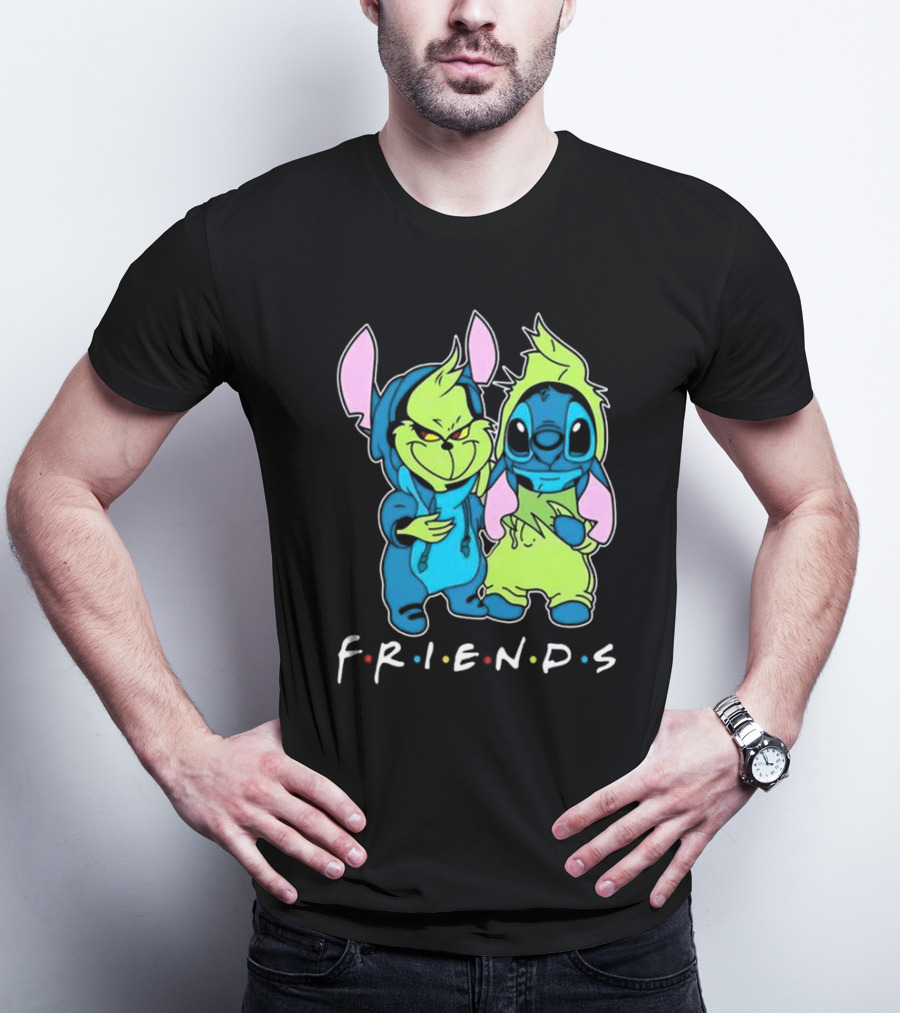 Stitch And Grinch Disney Friends Best Friends For Life T-Shirt