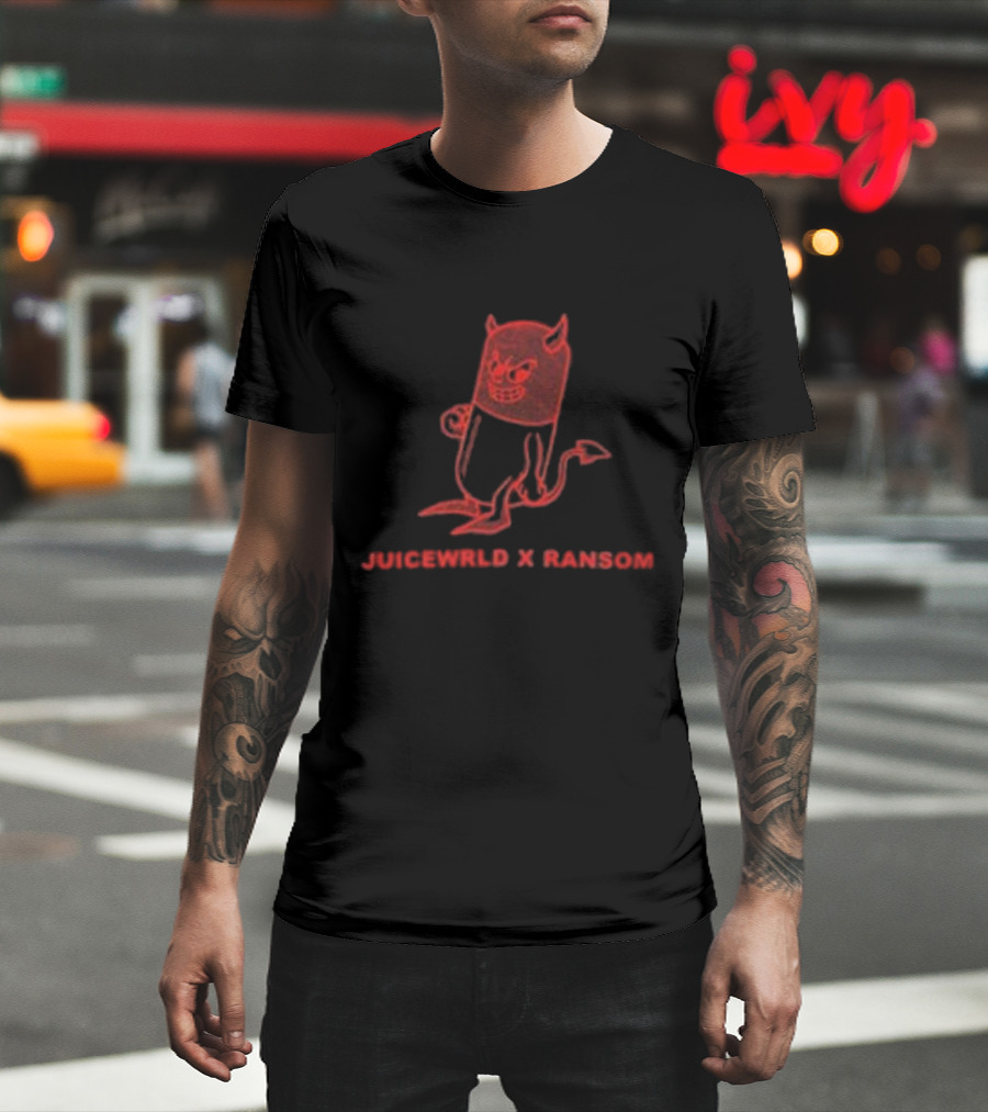JUICE WRLD X RANSOM Devil Capsule T-Shirt