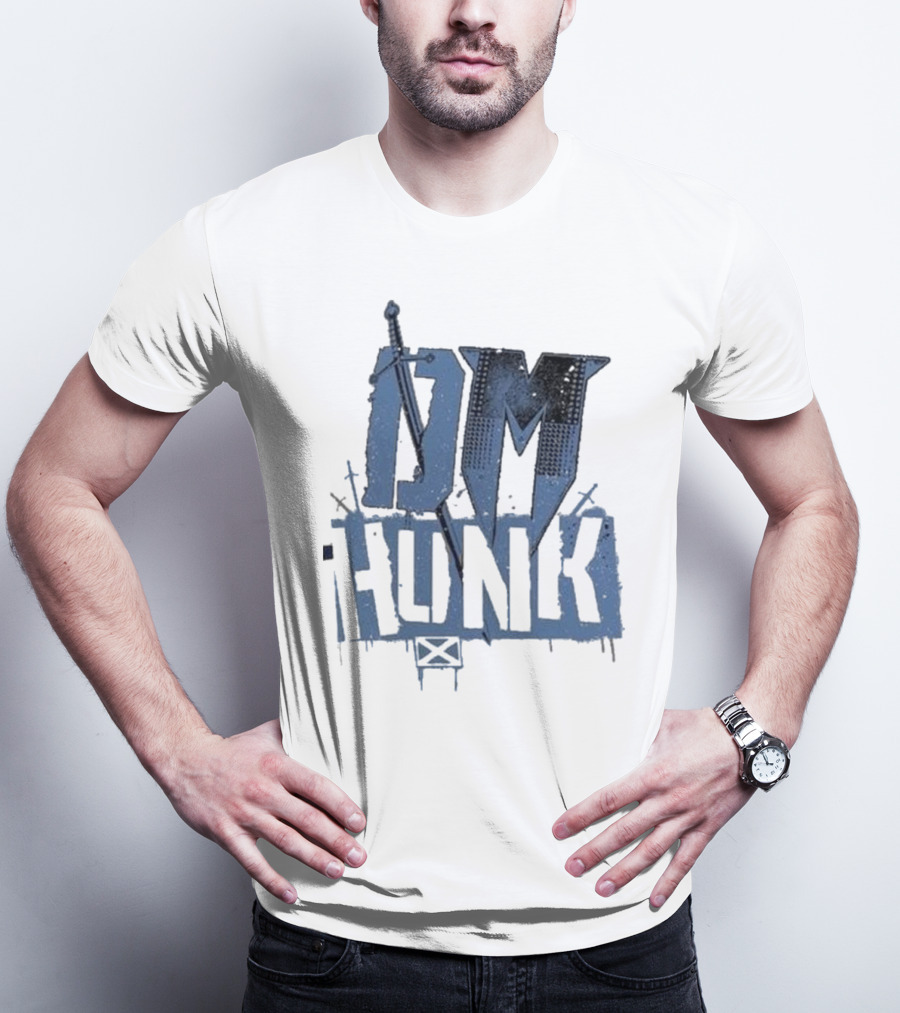 DM Hunk Sword Elements Drew Mcintyre Ringer T-Shirt