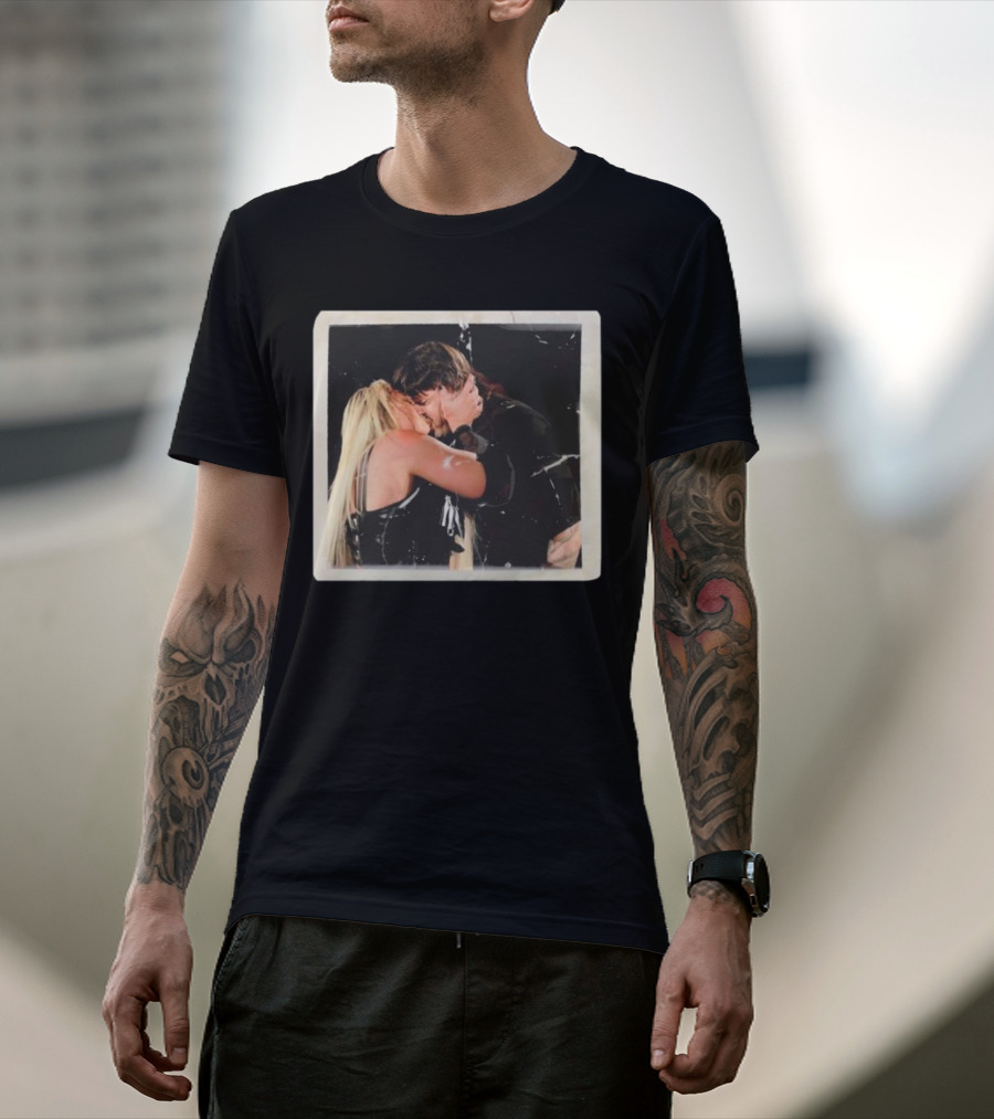 Liv Morgan Dominik Mysterio Candid Kiss Moment T-Shirt