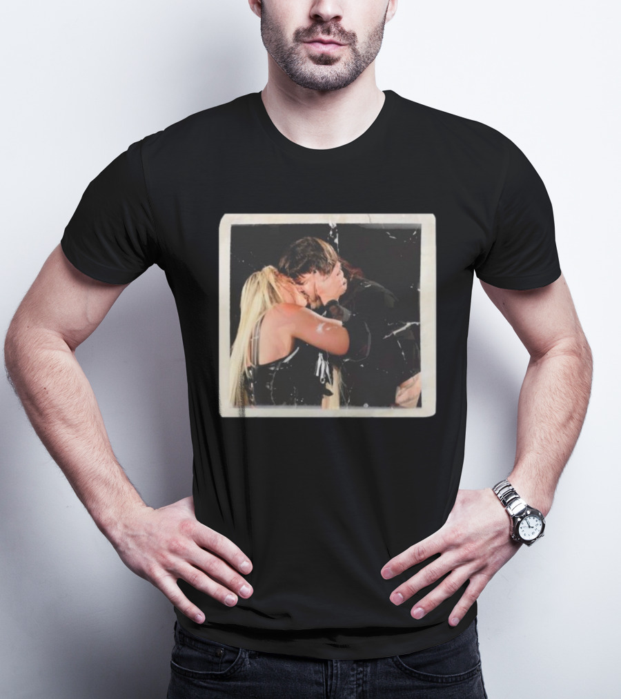 Liv Morgan Dominik Mysterio Candid Kiss Moment T-Shirt