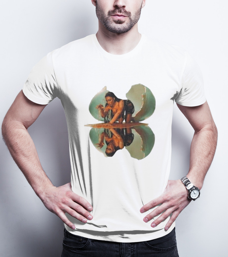 Megantheestallion Megan Sand Hatching Reflection Image T-Shirt
