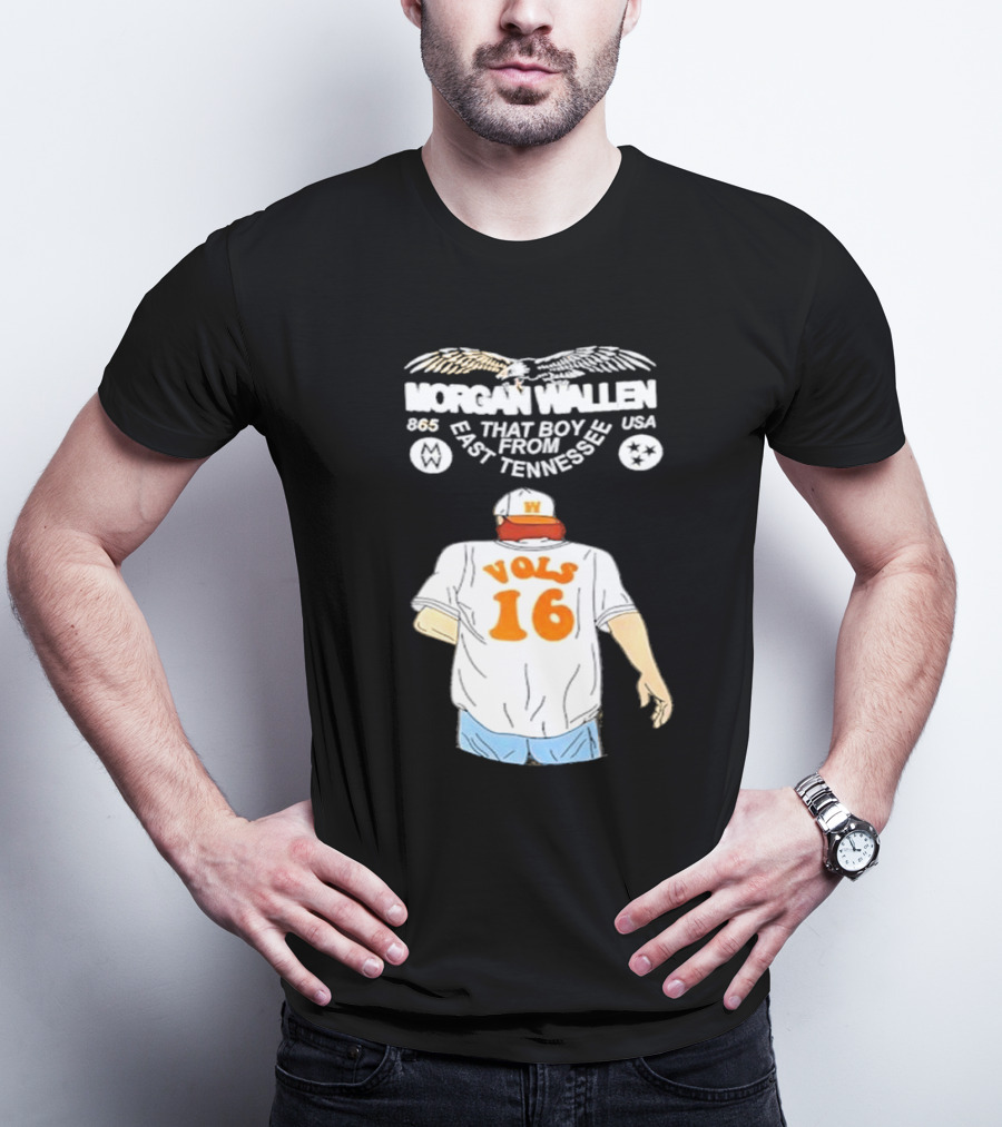 Morgan Wallen Vols 16 That Boy From East Tennessee USA 865 T-Shirt