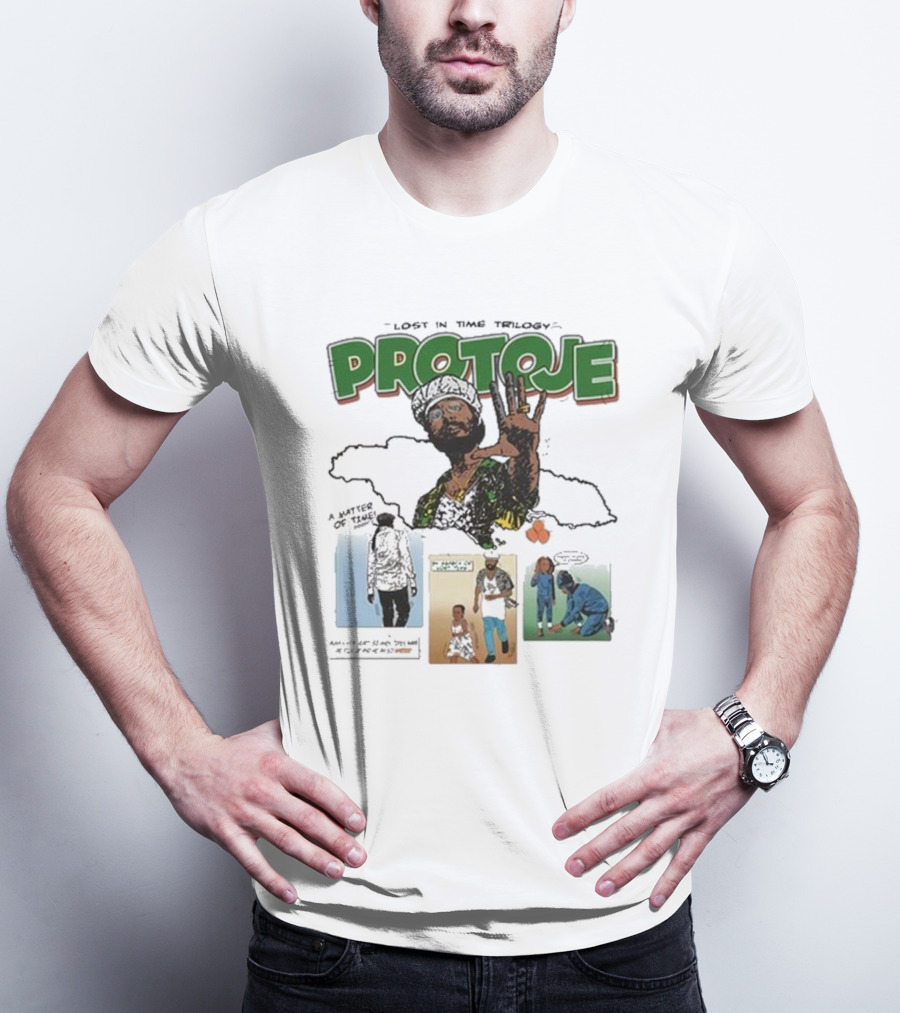 Protoje Lost In Time Trilogy Reggae Series Imagery And Covers T-Shirt