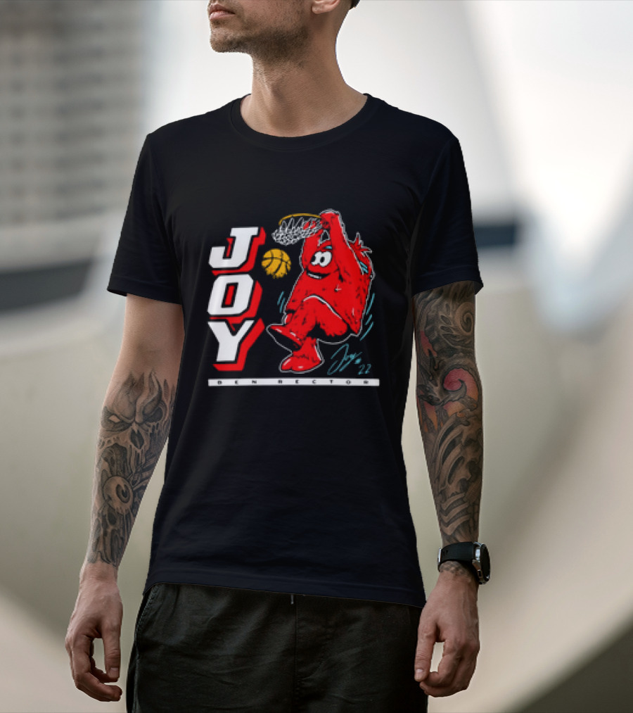 JOY Ben Rector Dunking Basketball Character T-Shirt
