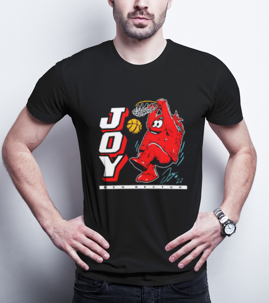 JOY Ben Rector Dunking Basketball Character T-Shirt