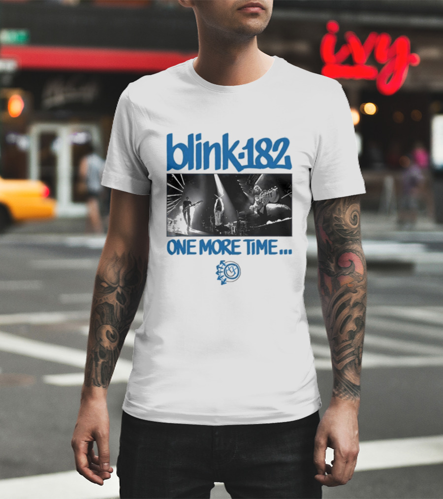 Blink-182 One More Time Concert Photo T-Shirt
