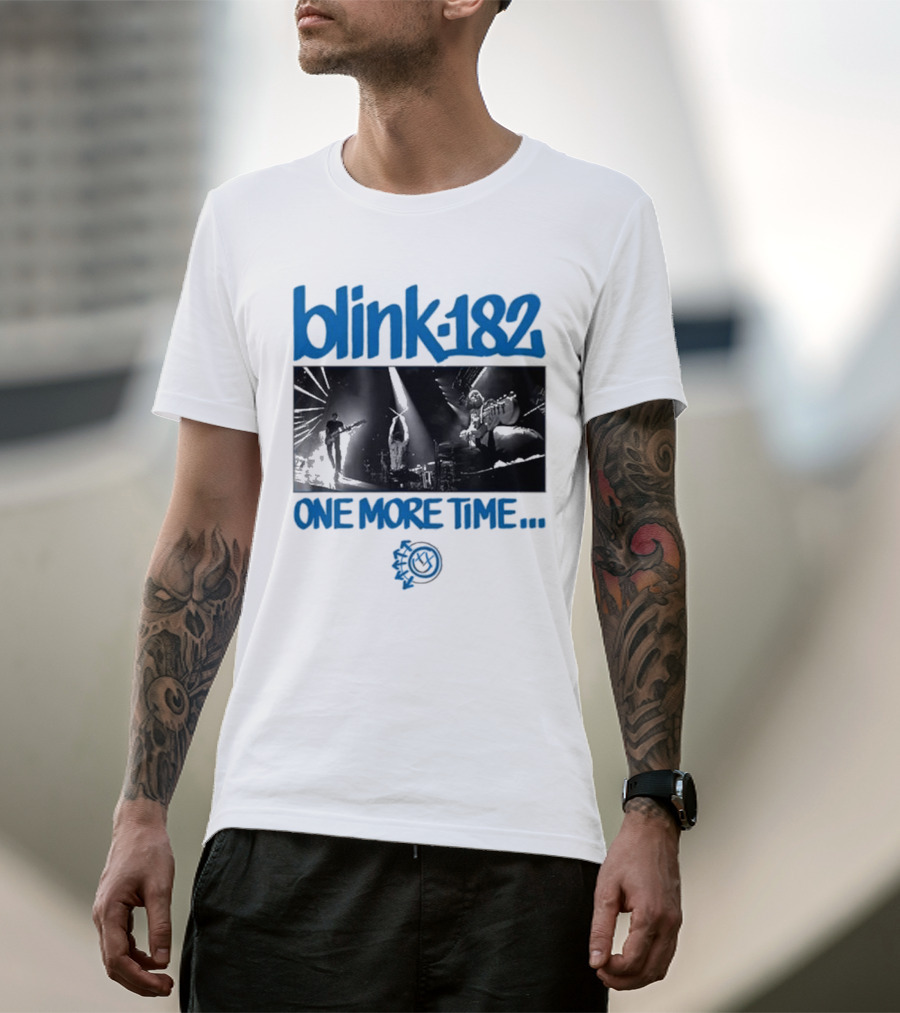 Blink-182 One More Time Concert Photo T-Shirt