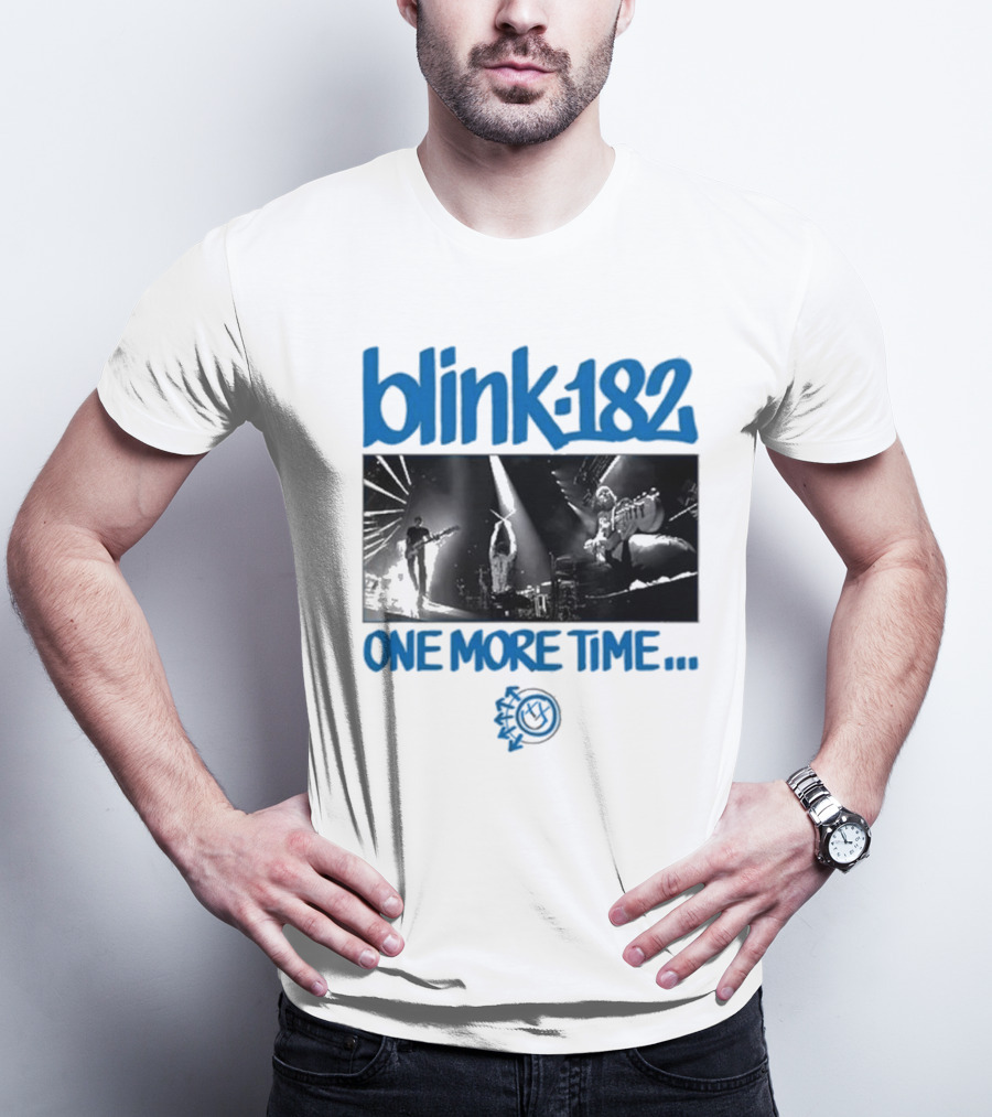 Blink-182 One More Time Concert Photo T-Shirt