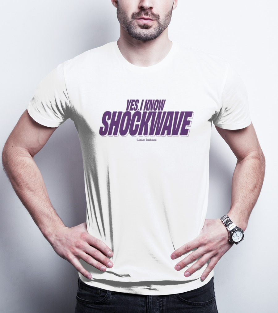 YES I KNOW SHOCKWAVE Connor Tomlinson Midweight T-Shirt