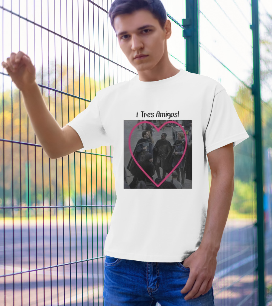Martyn Reyne I Tres Amigos Aegon’s Friends Heart Scene T-Shirt