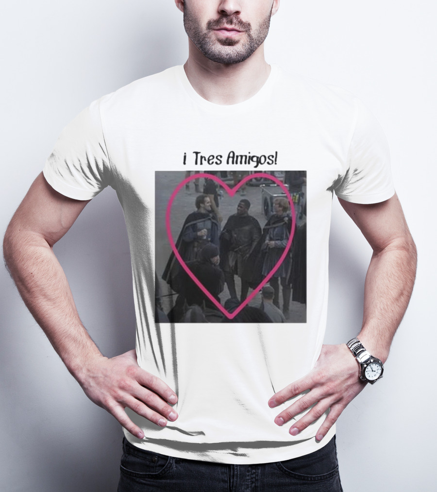 Martyn Reyne I Tres Amigos Aegon’s Friends Heart Scene T-Shirt