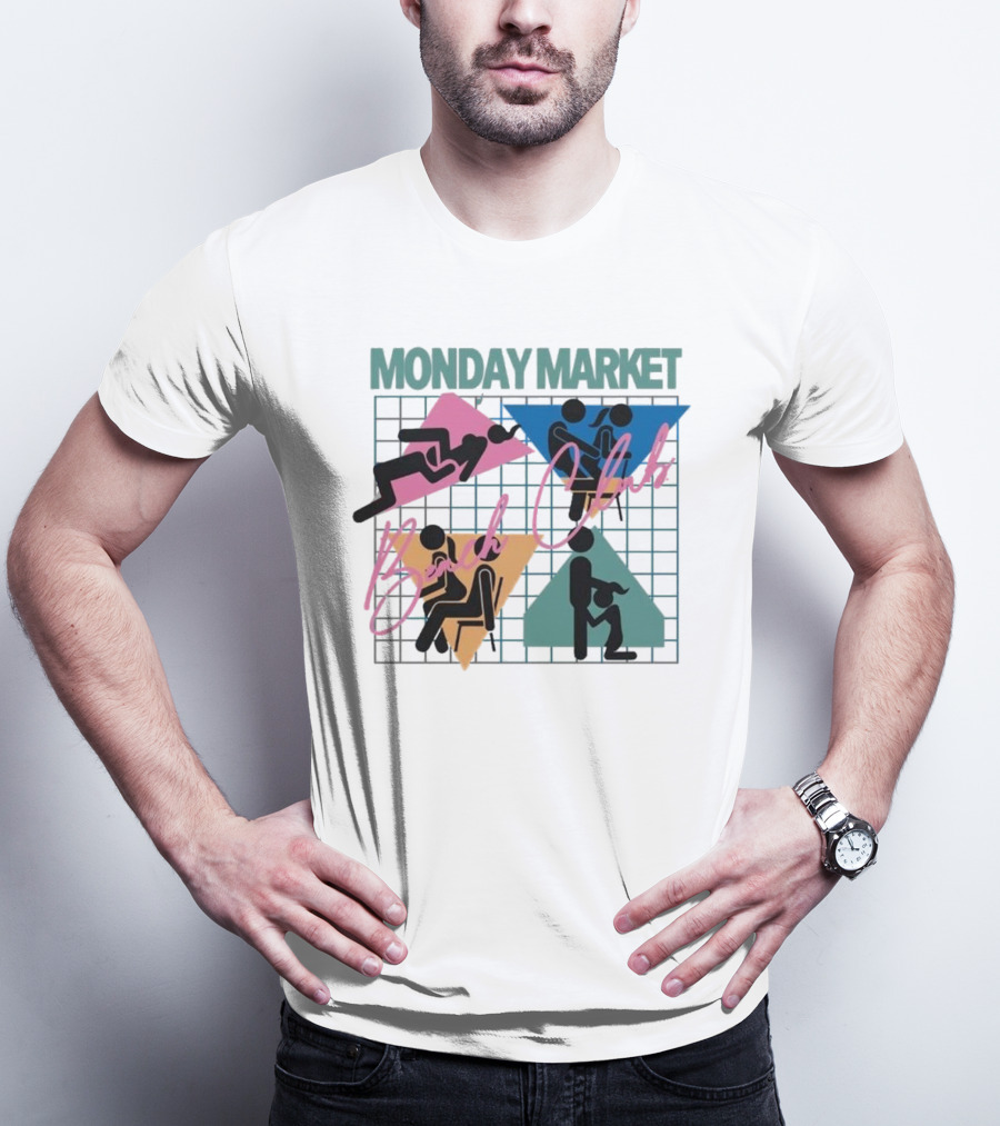 Monday Market Beach Club Geometric Leisure T-Shirt