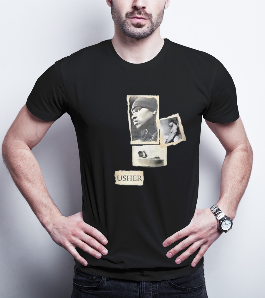 Usher Confessions Album Collage T-Shirt