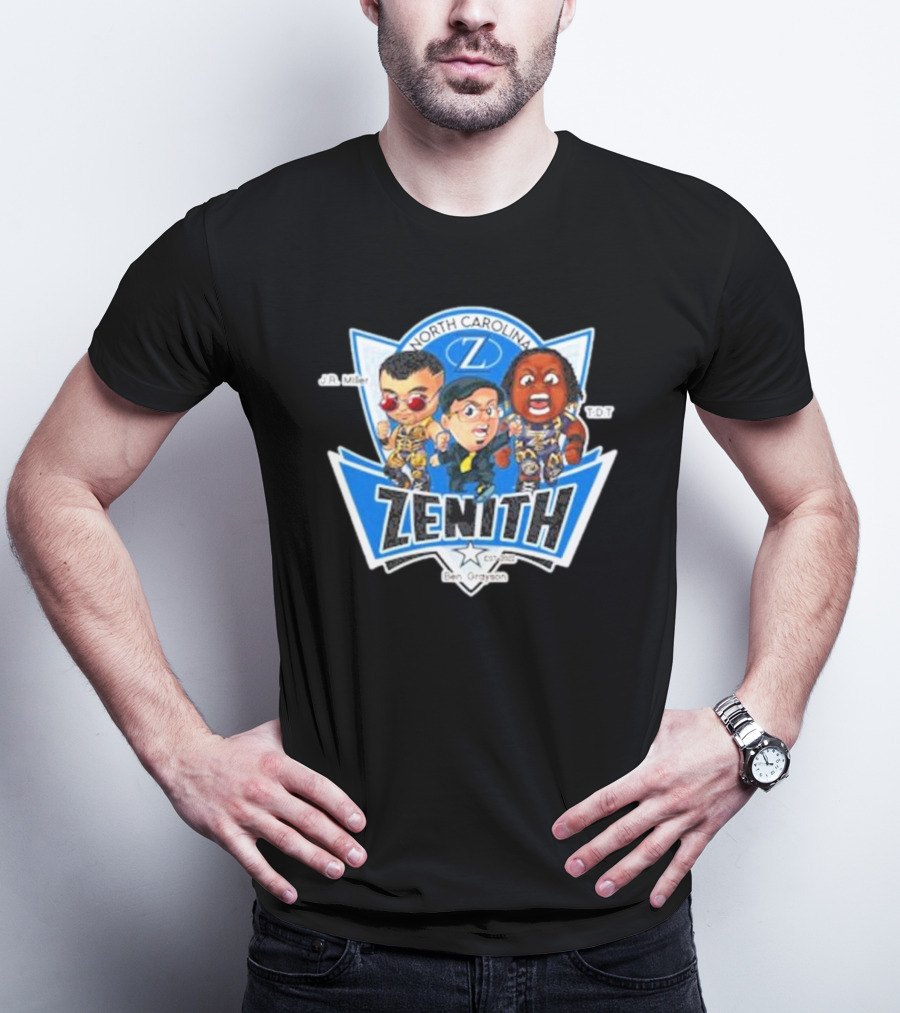 Zenith North Carolina J.R. Miller T.D.T Cartoon By Ben Grayson T-Shirt