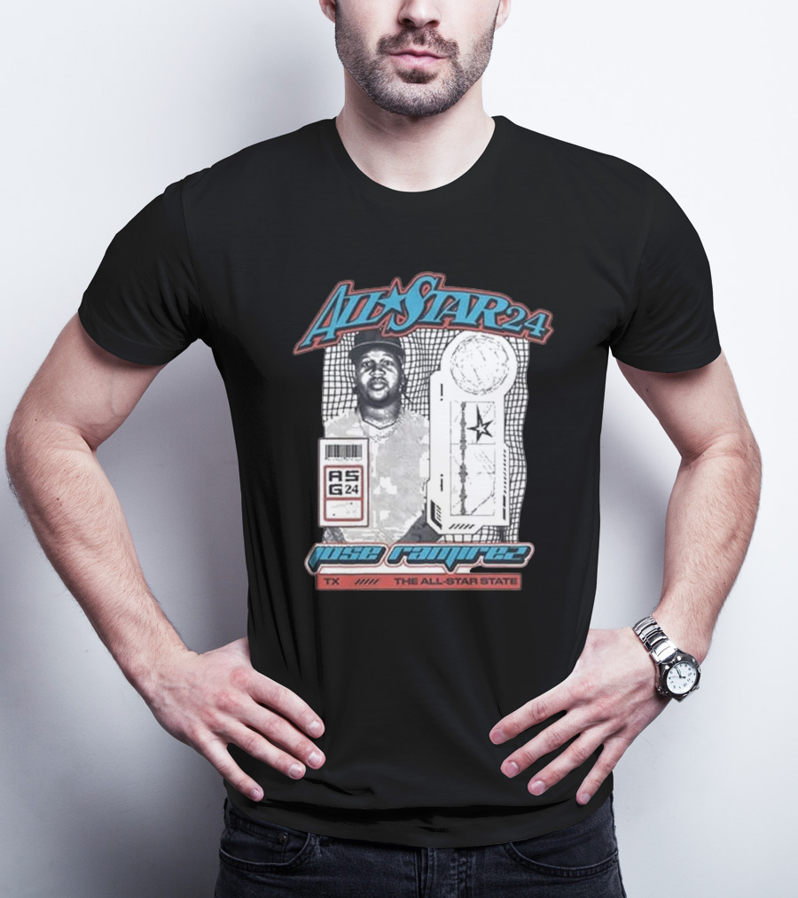 All-Star 24 ASG Jose Ramirez TX The All-Star State T-Shirt