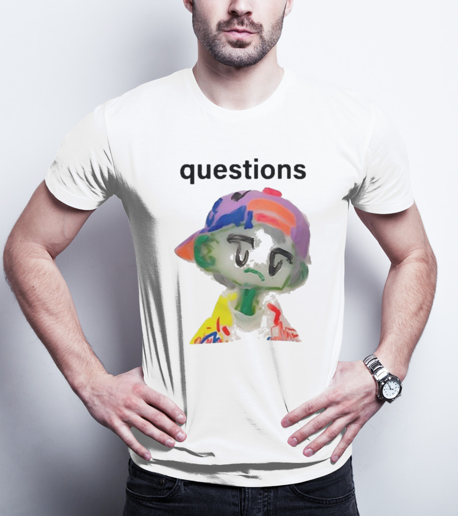 Kikillopieces Colorful Character Questions T-Shirt