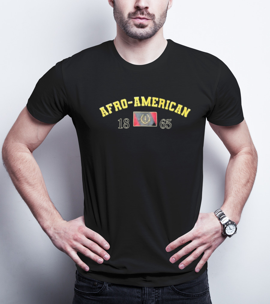 Afro-American 1865 Heritage Flag T-Shirt