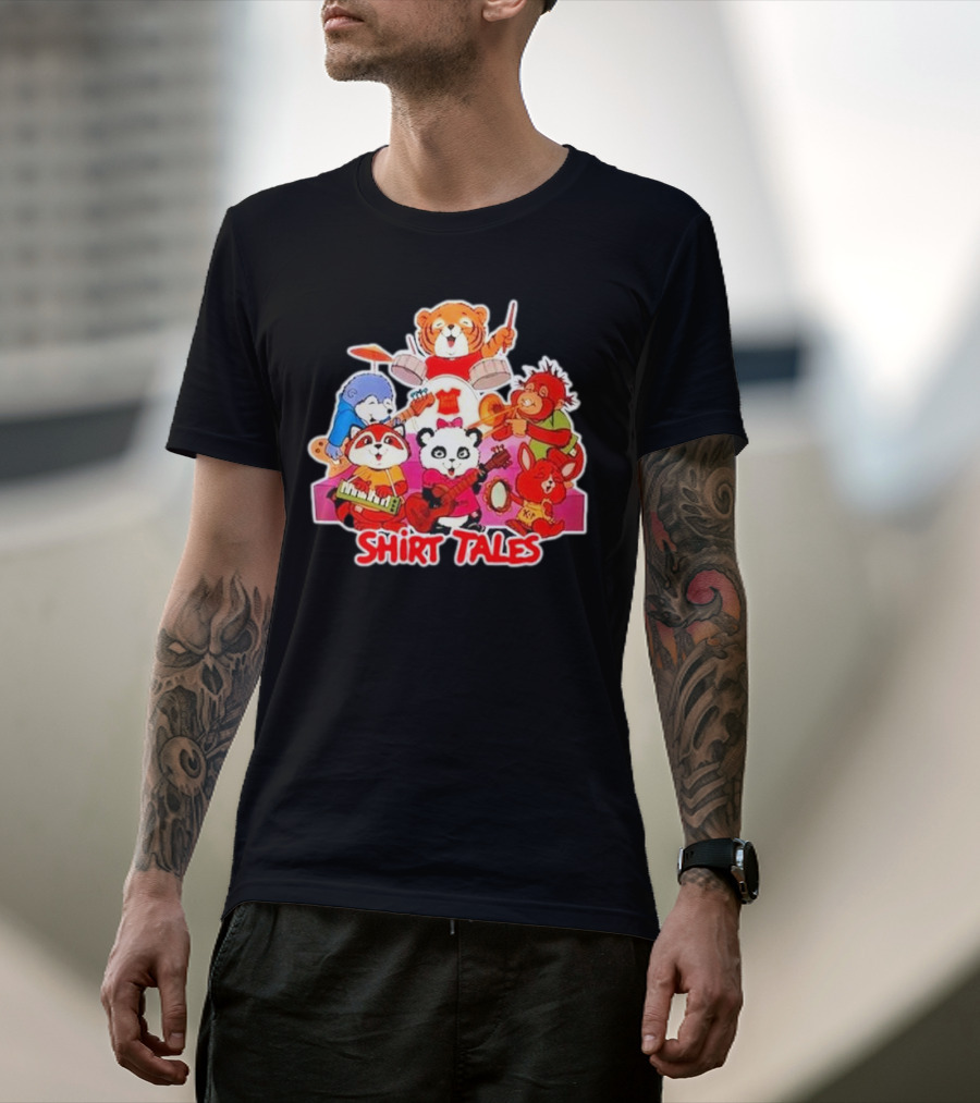 Shirt Tales Band Tribute Kids 80s Music Adventure T-Shirt